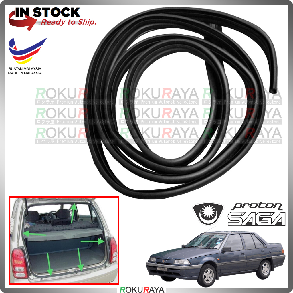 Proton Saga Iswara Sedan Aeroback Trunk Lid Rear Bonnet Rubber Weather ...