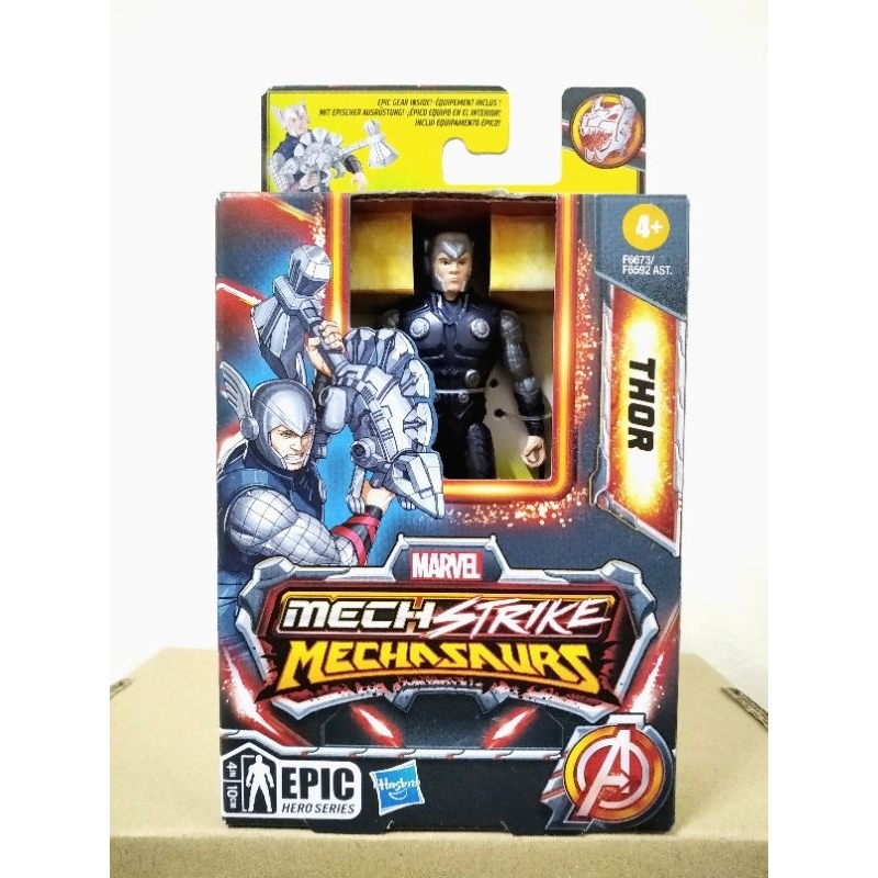 Marvel Mech Strike Mechasaurs 4-Inch Action Figure Thor Original Hasbro ...