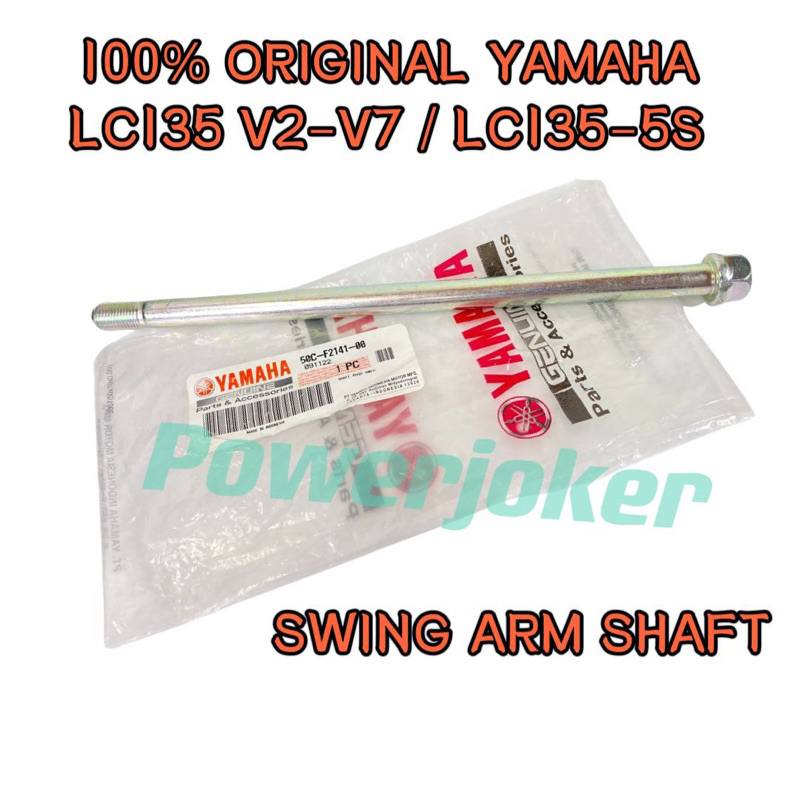 LC135 NEW V2-V7 / LC135-5S / LC5S 55C ( 100% ORIGINAL YAMAHA ) SWING ARM SHAFT / BATANG AM SUB ...