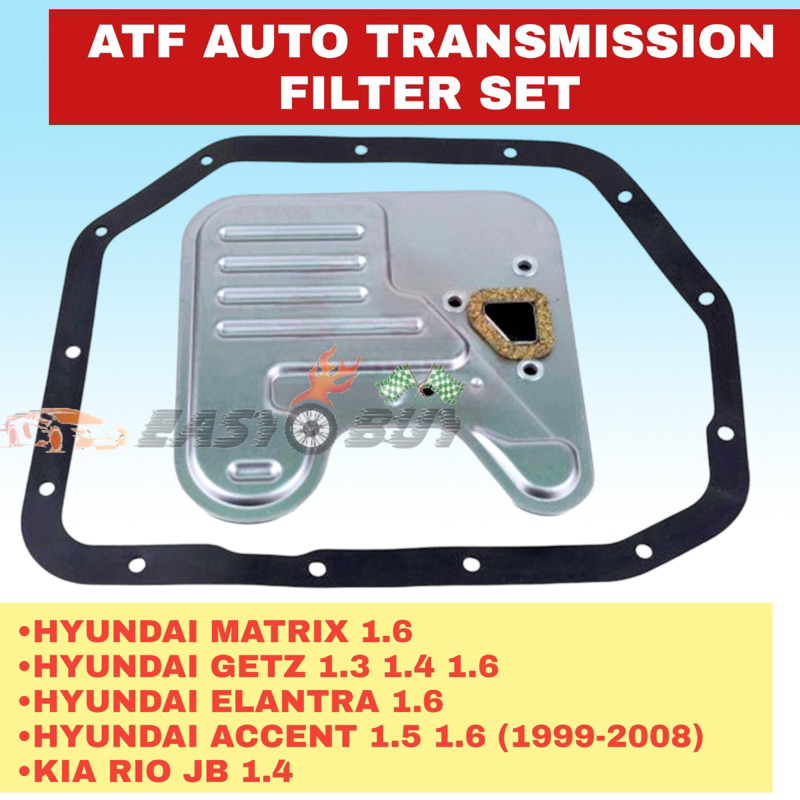 ATF Auto Transmission Filter Set (with gasket) - Hyundai Matrix 1.6 ...