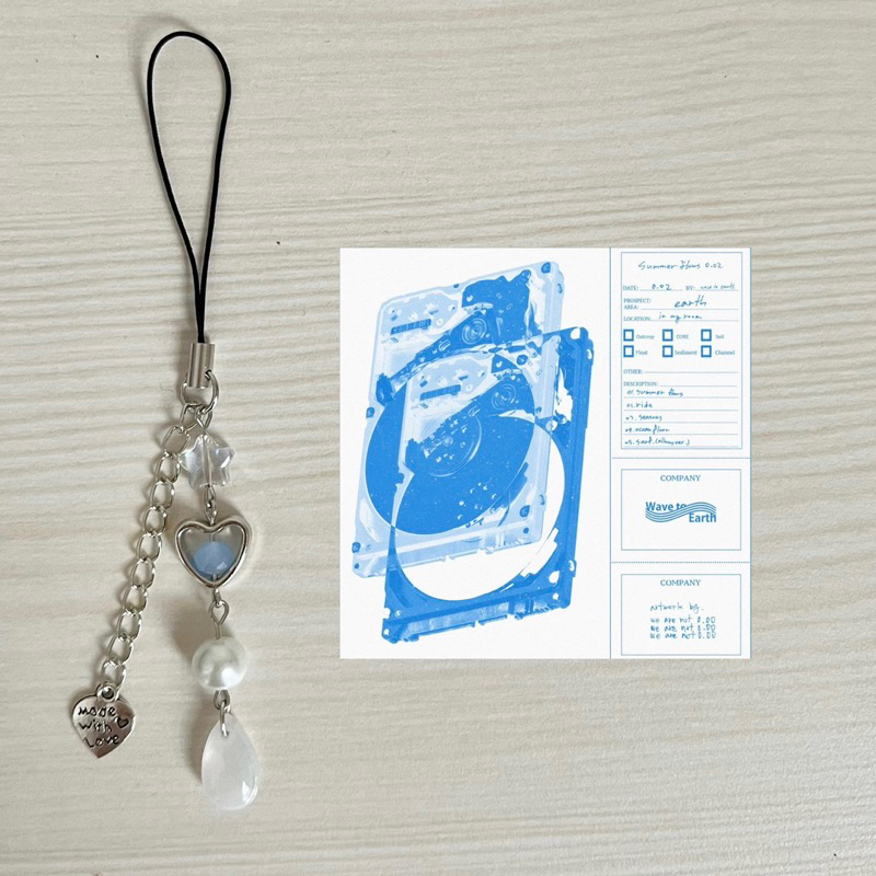 wave to earth inspired keychain phone charm 🌊 | Celessential Jewellery ...