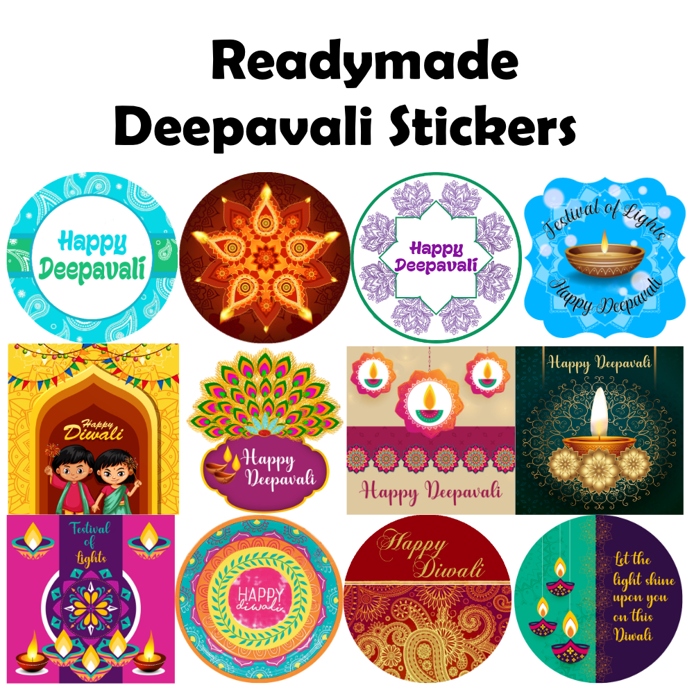 🪔 Sticker Deepavali / Readymade Stickers | Shopee Malaysia
