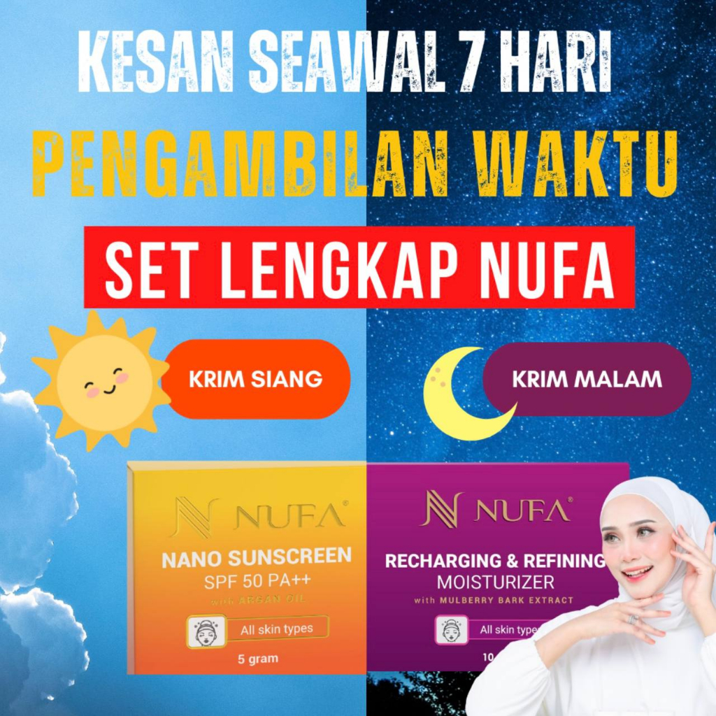 NUFA - KRIM JERAGAT / JERAWAT / CERAH SEKATA (100% ORI HQ) | Shopee ...