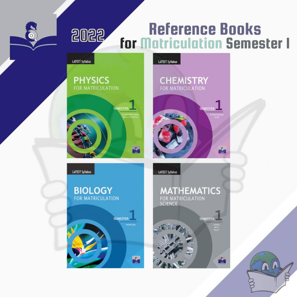 Reference Books for Matriculation 2022 Semester 1 - Chemistry/Physics ...