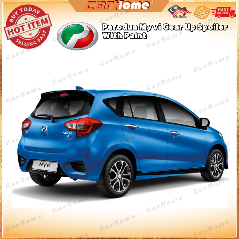 Perodua Myvi gen 3 2018 2019 2020 2021 2022 2023 Gear Up Spoiler GT ...