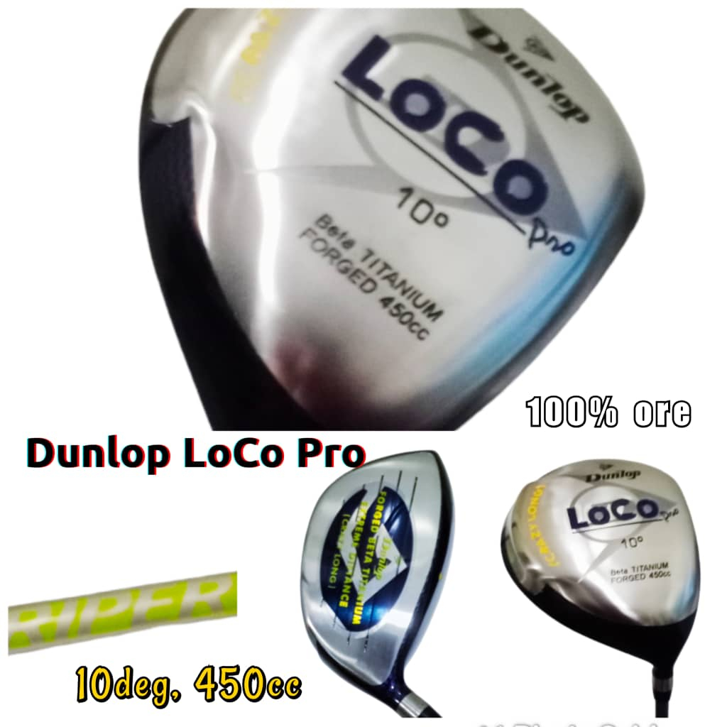 Dunlop Driver,model LoCo Pro- Titanium Forged 450cc .10 deg , new ...