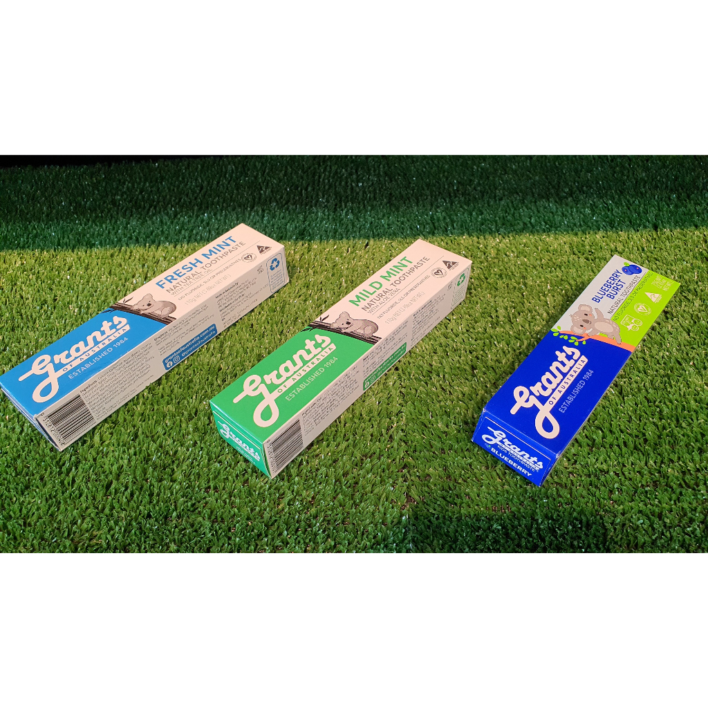Grants of Australia Kids Blueberry/ Aloe Vera/ Tea Tree Toothpaste ...