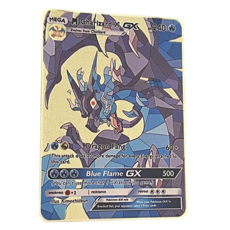 Pokémon 大好き TCG GX Mega Charizard X Gold Foil Card | Shopee Malaysia