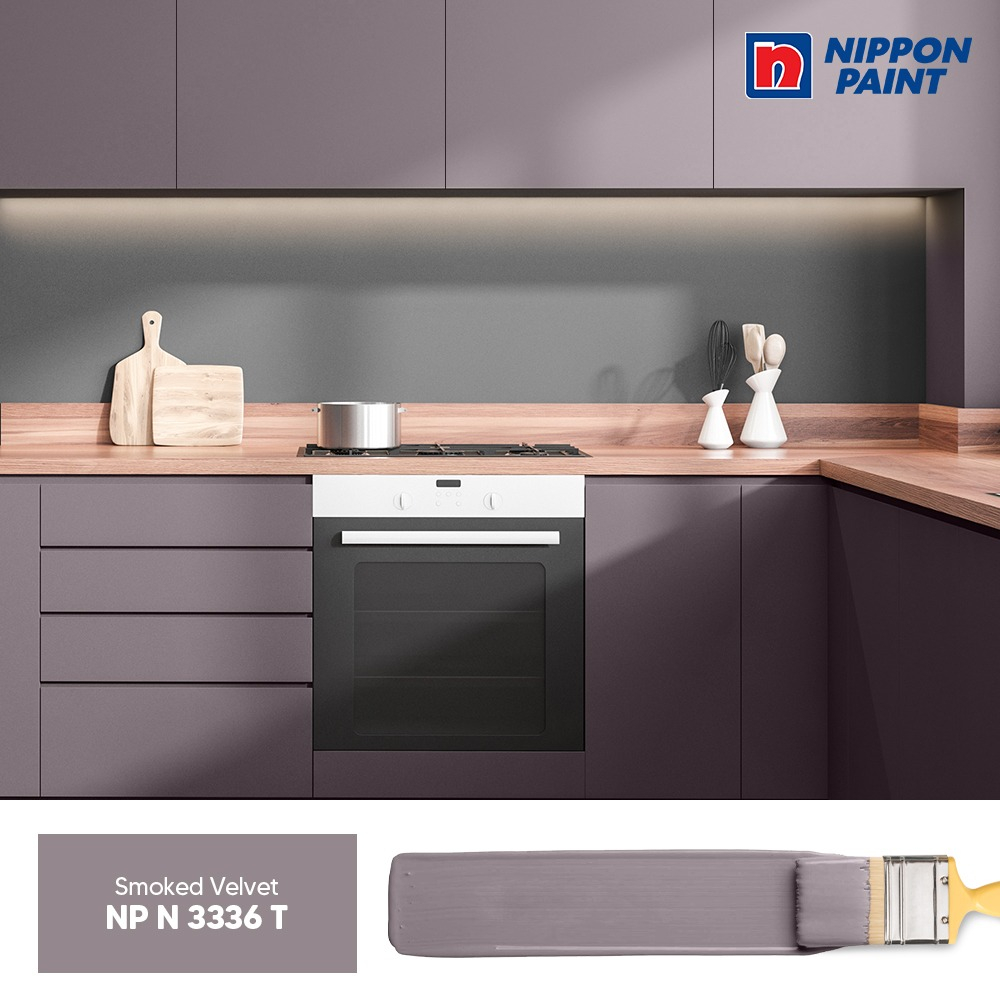 Nippon Paint Interior SMOKE VELVET NP N3336T Super Matex/Satin Glo ...