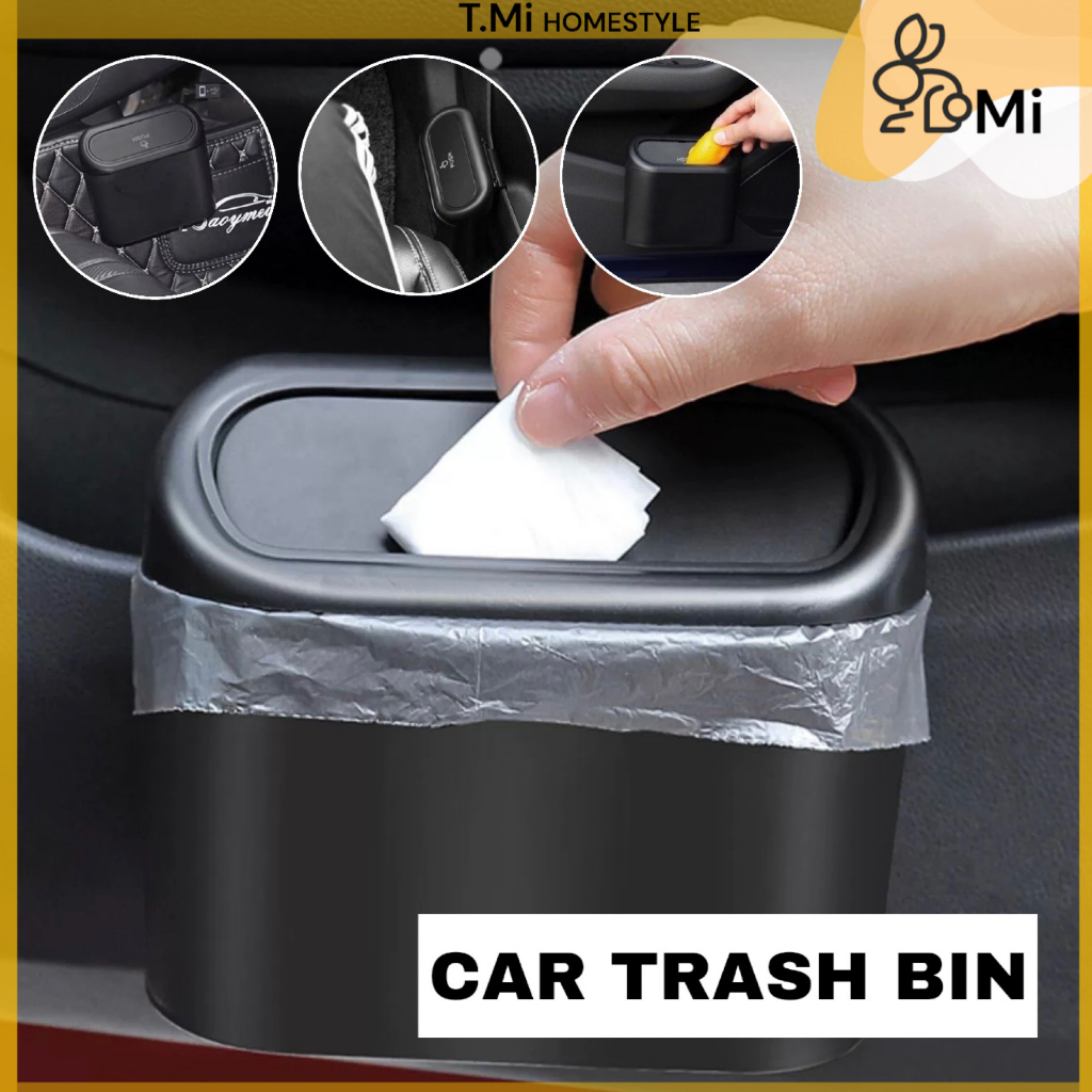 TMi Car Dustbin Box Trash Bin Rubbish Box Multifunction Mini Hanging ...