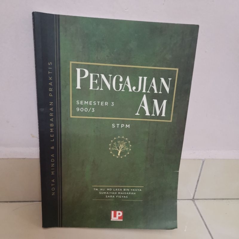 Pengajian AM STPM Semester 3 Nota Minda dan Lembaran Praktis | Shopee Malaysia