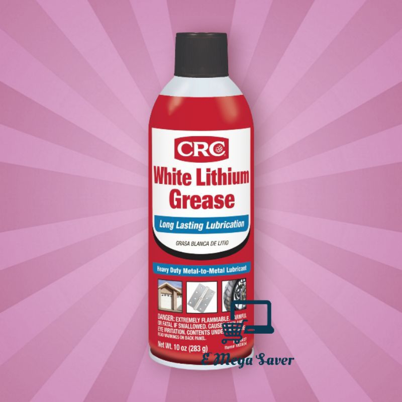 🇺🇲CRC White Lithium Grease Lubricant Spray 284g (10oz) | Shopee Malaysia