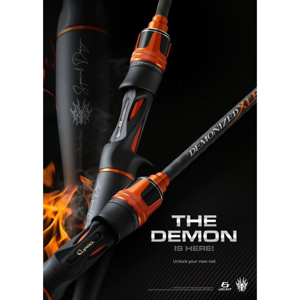 2023 EUPRO DEMONIZED XLE FISHING ROD | Shopee Malaysia