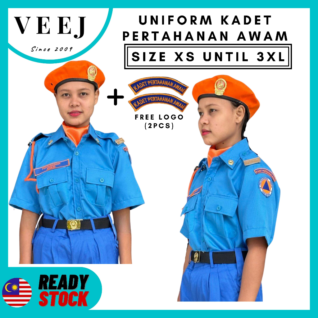 Uniform Baju Kpa No3 I Kpa I Kain Licin 100 Polyester Persatuan Sekolah Kokurikulum Baju Kadet