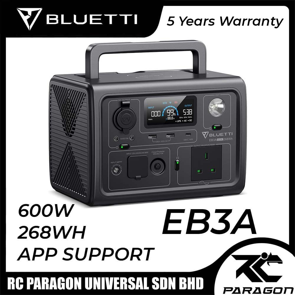 [Malaysia Official Set] BLUETTI EB3A Portable Power Station 268Wh ...