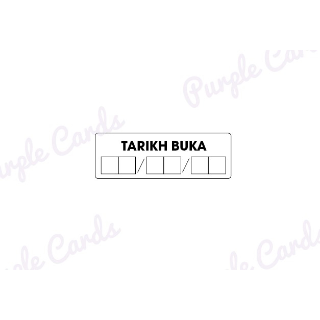 Sticker Label Baik Sebelum Sticker / Expiry Date / Kitchen Organizer ...