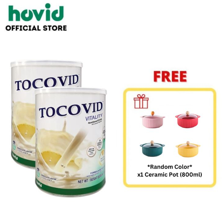 Tocovid Vitality Nutritional Drink 850g x 2 tins (EXP:13/12/2024 ...