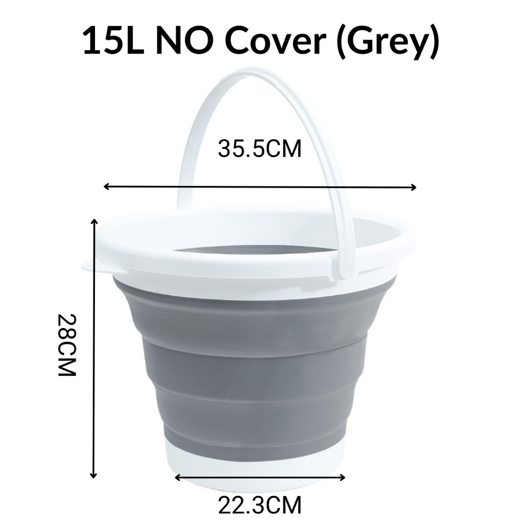 C&C 10L Foldable Bucket Baldi Lipat Travel Camping Fishing Collapsible ...