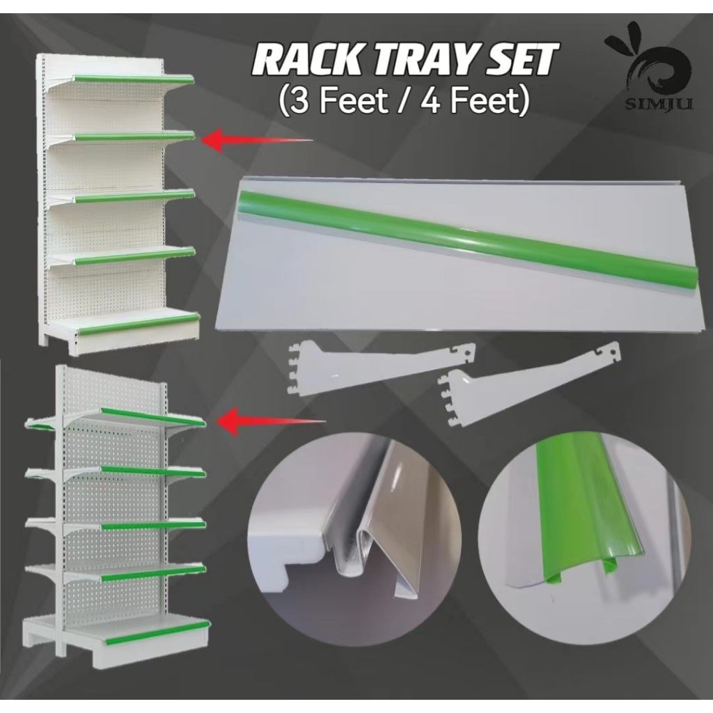 Supermarket Rack Groceries Accessories Supermarket Display Shelf Tray ...