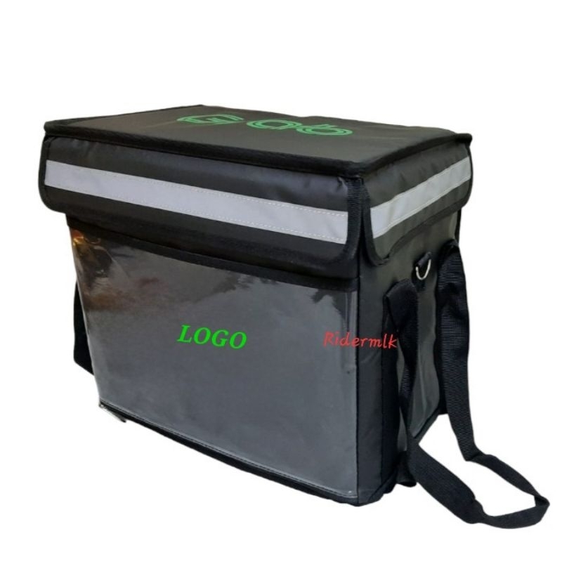 Premium 32L V2 thai hitam food delivery rider bag thermal insulated ...