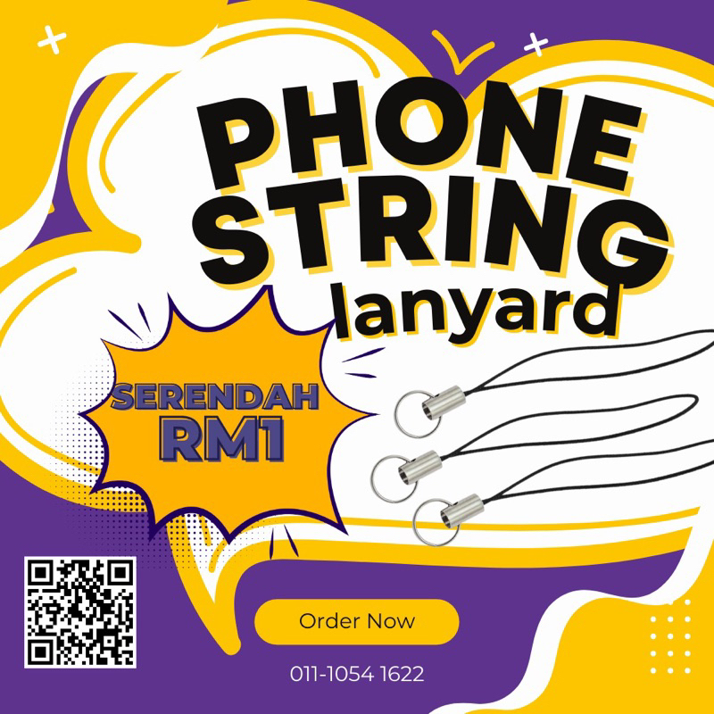 ADD ON PHONE STRING UNTUK TEMPAHAN LANYARD | Shopee Malaysia