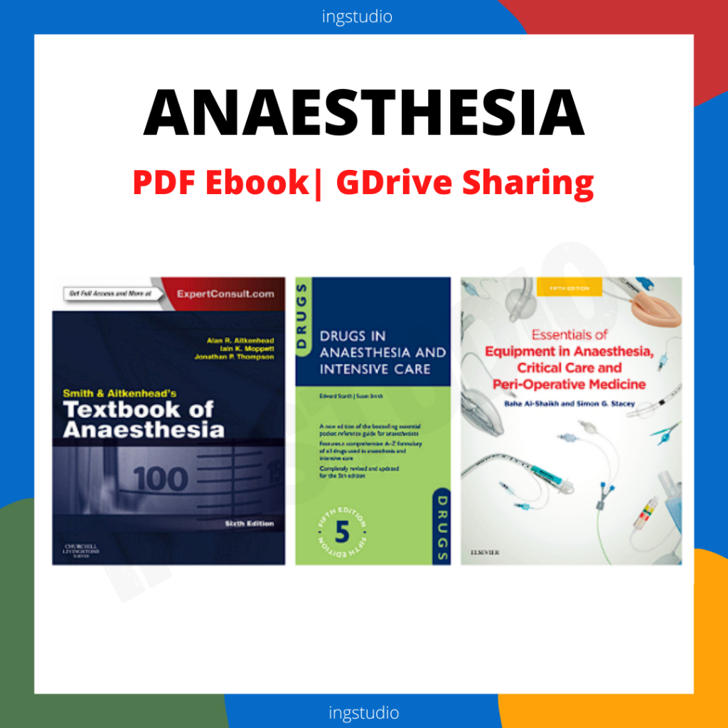 Anesthesia Smith & Aitkenhead's Textbook of Anesthesia - Drugs in Anesthesia & Intensive Care ...