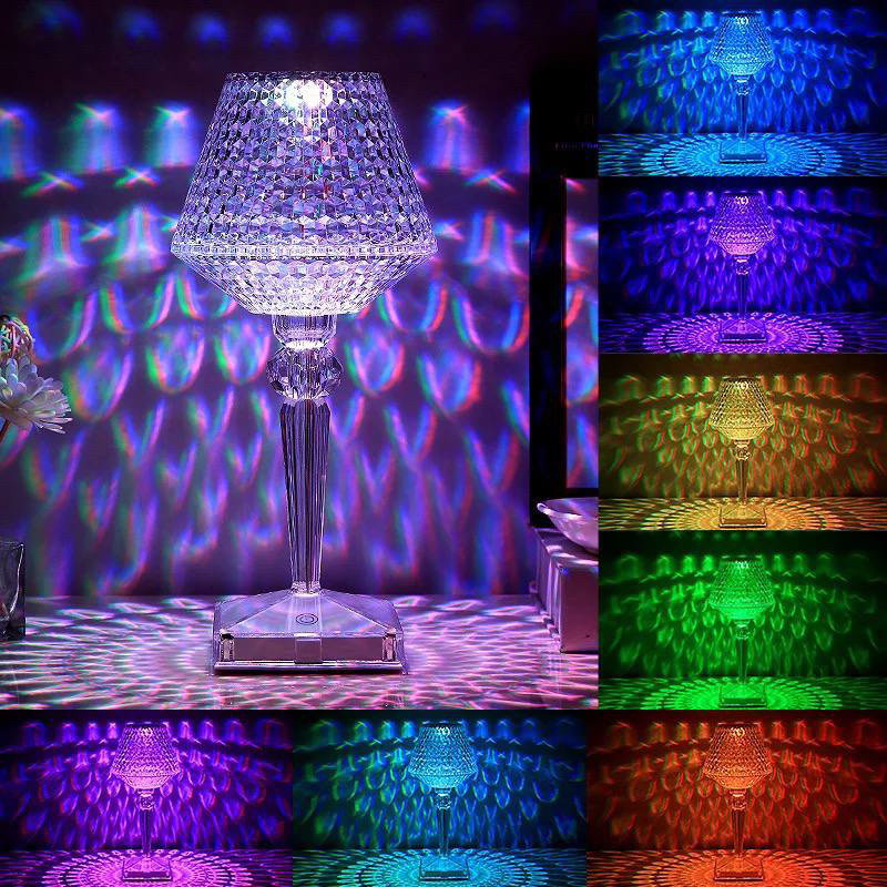 16 RGB controller crystal desk lamp model E | Shopee Malaysia