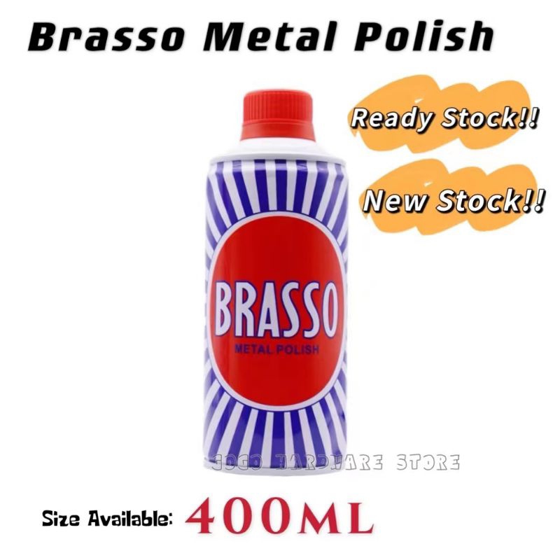 [ New Stock ] 400ML BRASSO METAL POLISH Multipurpose Cleaner Copper ...