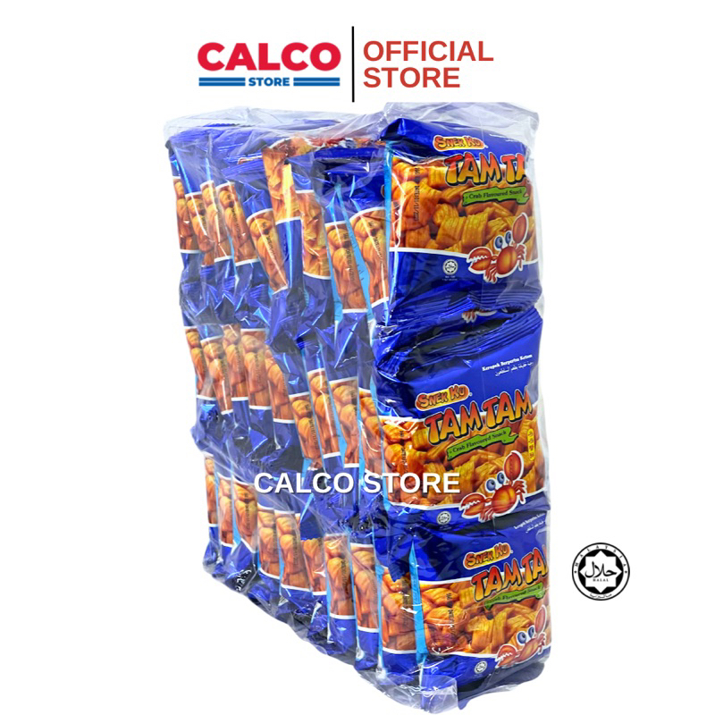 16g x 30’s Snek Ku Tam Tam Crab Flavoured Snack Keropok Berperisa Ketam 噹噹蟹酥 Halal | Shopee Malaysia