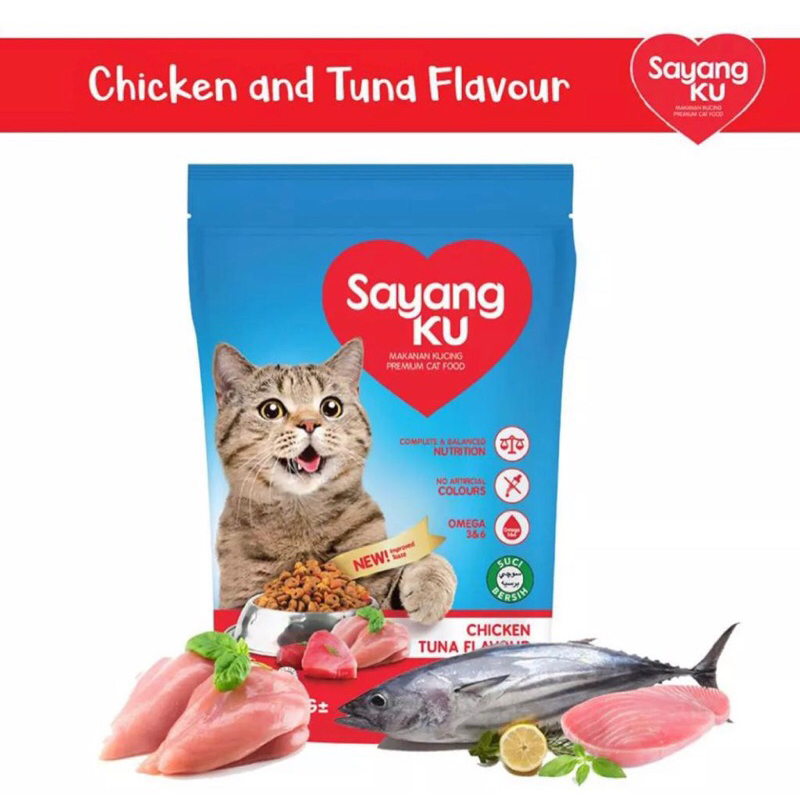 Sayangku Cat Food 1kg (Suitable for all breed) | Shopee Malaysia
