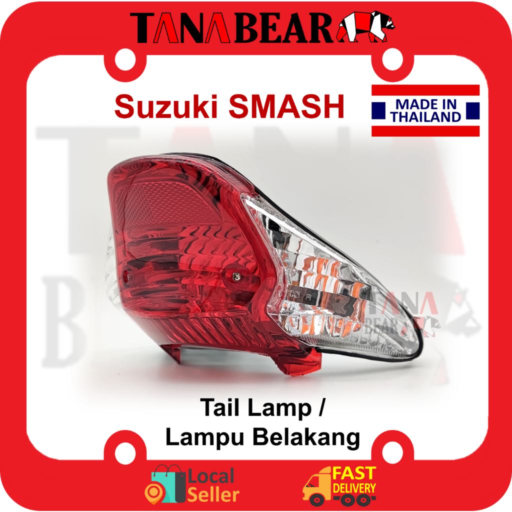 TailLamp SMASH SUZUKI Lampu Belakang / Tail Light, High Quality ...