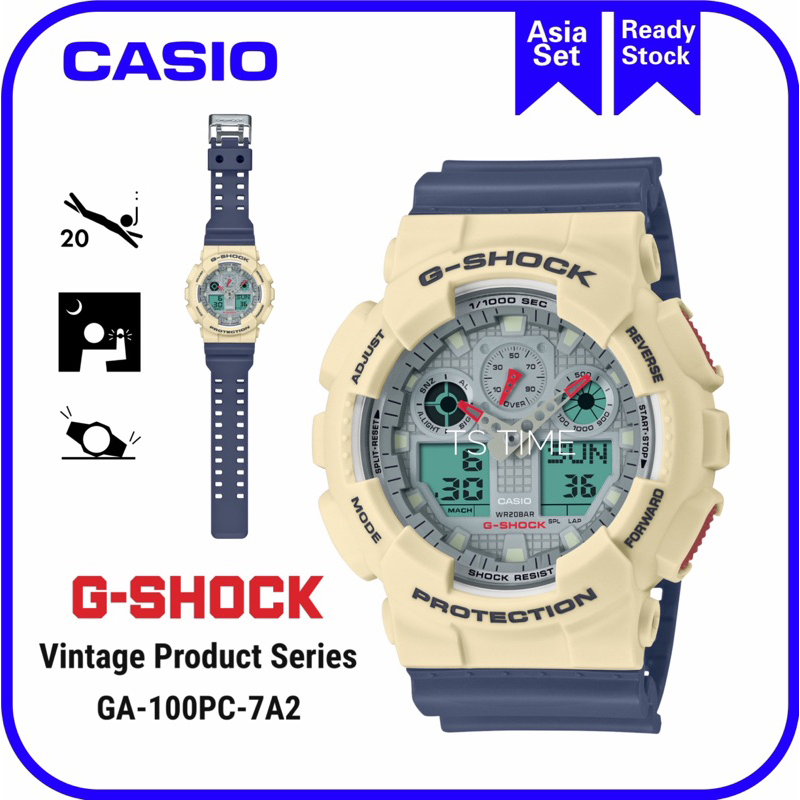G SHOCK Vintage Product Series GA-100PC-7A2 / GA-100PC / GA-100 | Shopee Malaysia