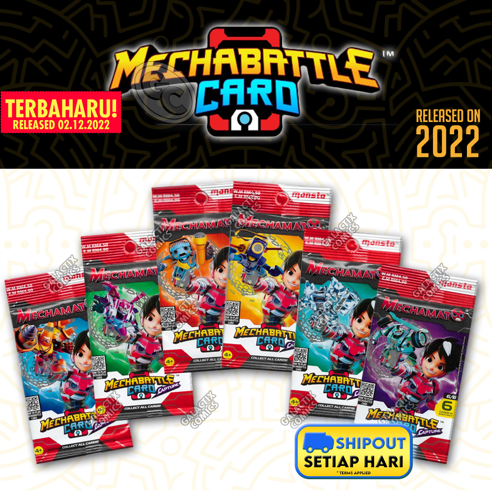 Mechamato Mechabattle Card Capture - Single Packet based on Mechamato ...
