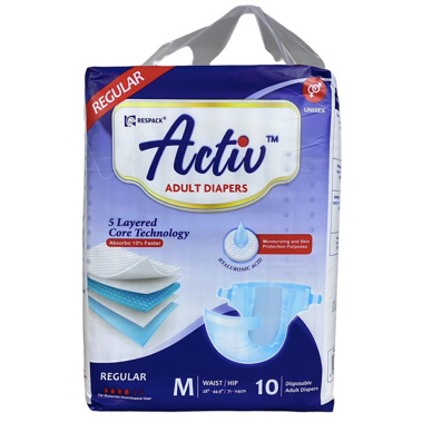 Activ Adult Diapers Regular M/L/XL 8pcs | Shopee Malaysia