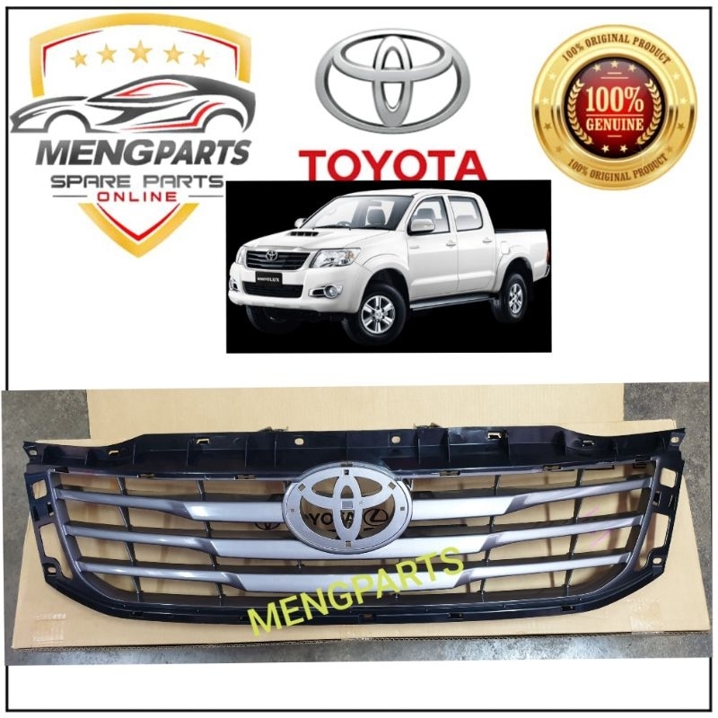 ORIGINAL TOYOTA HILUX VIGO CHAMP KUN26 FRONT GRILLE , DEPAN TANGKI ...