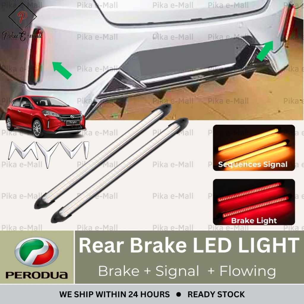 Perodua Myvi Gen3 Brake Signal Light DRL Myvi LED 2023 Facelift Rear ...