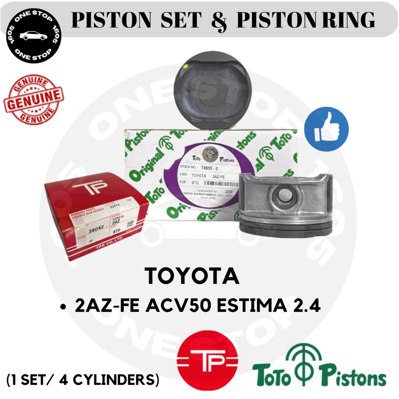 JAPAN TOYOTA 2AZ 2AZ-FE ACV30 ACV40 ACV50 ESTIMA 2.4 ACR30 ACR50 TOTO ...