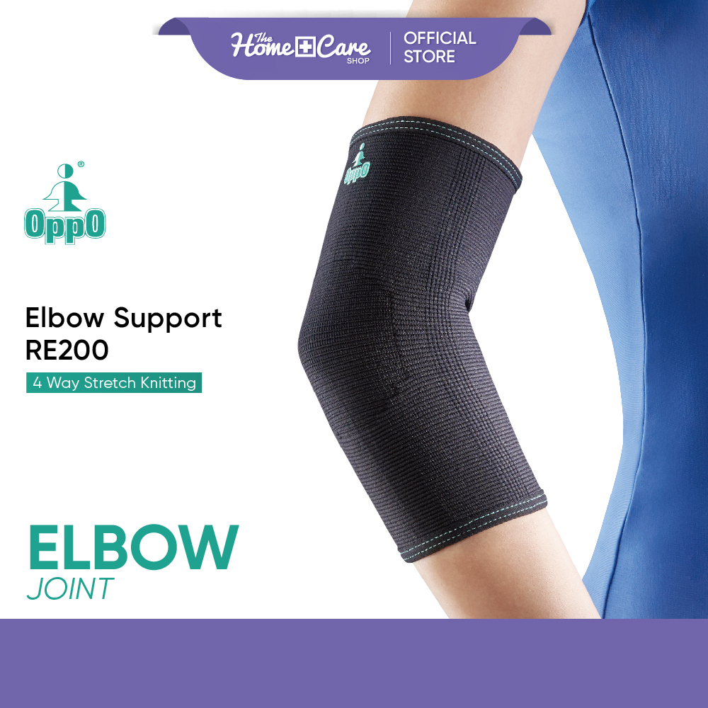 OPPO 4 Way Stretch Elbow Support RE200 Flexible Sleeve Guard Tennis ...