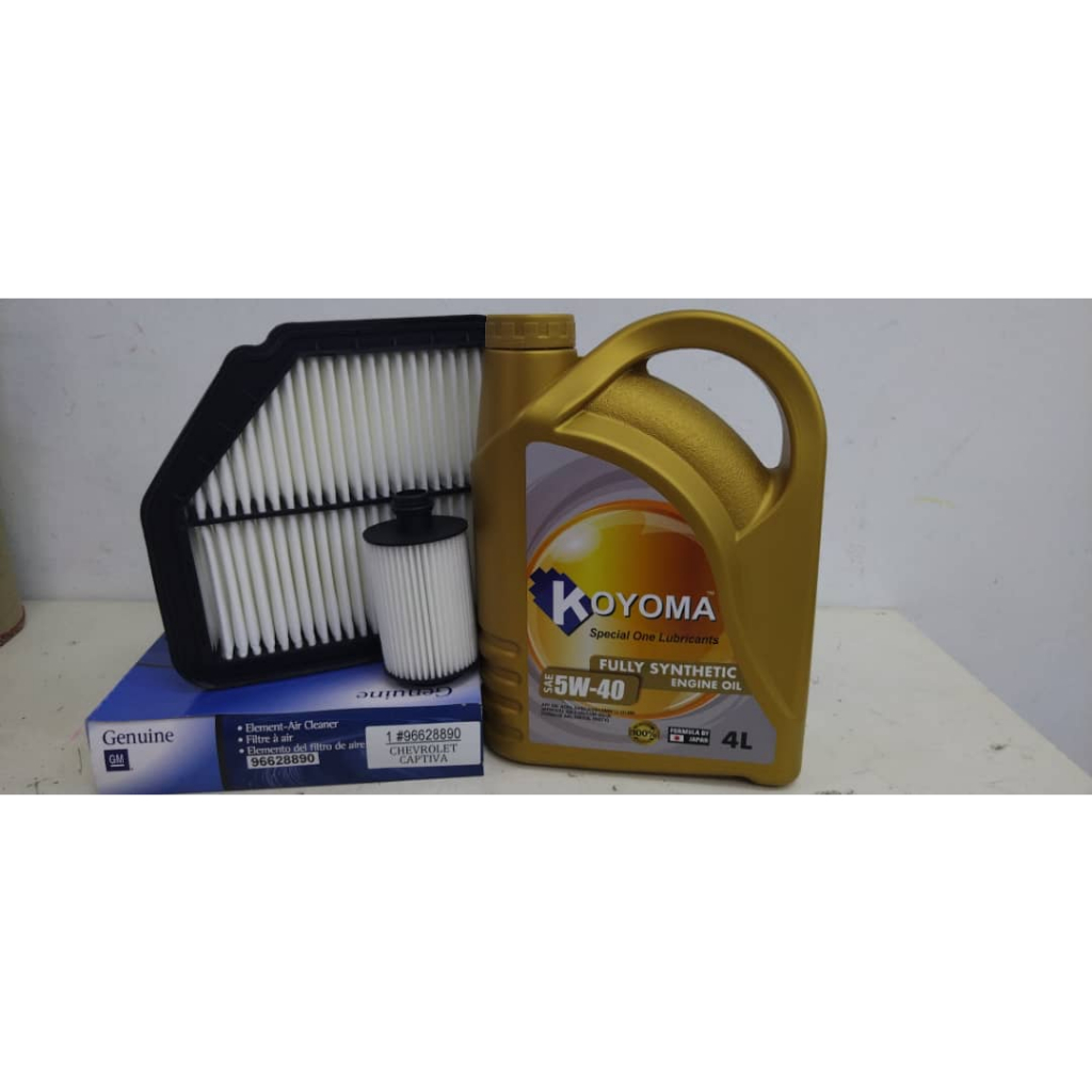 CHEVROLET CAPTIVA C140 2012year (DIESEL MODEL) OIL FILTER + AIR FILTER ...