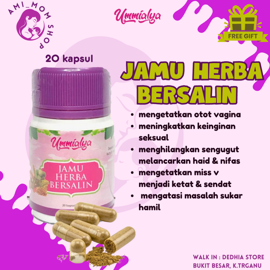 JAMU HERBA BERSALIN UMMIALYA / SET UMMIALYA / SET PANTANG UMMIALYA ...