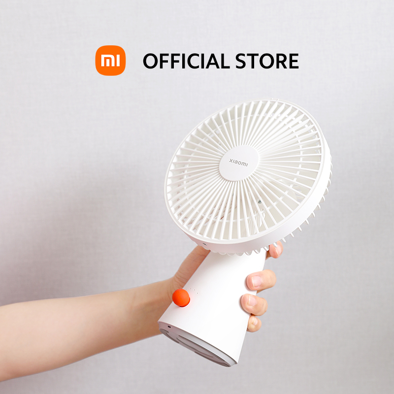 Xiaomi Rechargeable Mini Fan | hand-held+desktop fan/18.5h long ...