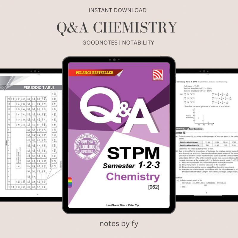 CHEMISTRY STPM Q&A pdf file | Shopee Malaysia