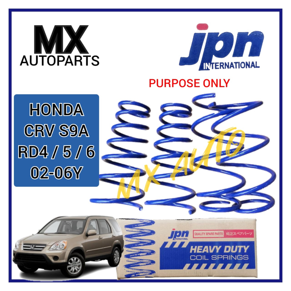 JPN INTERNATIONAL HEAVY DUTY COIL SPRING HONDA CRV CR-V S9A RD4 RD5 RD6 ...
