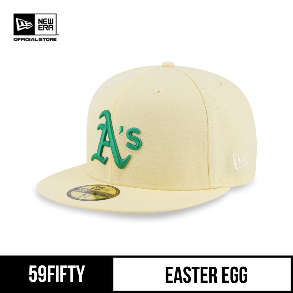 New Era 59FIFTY Oakland Athletics Easter Egg Light Yellow Fitted Cap ...