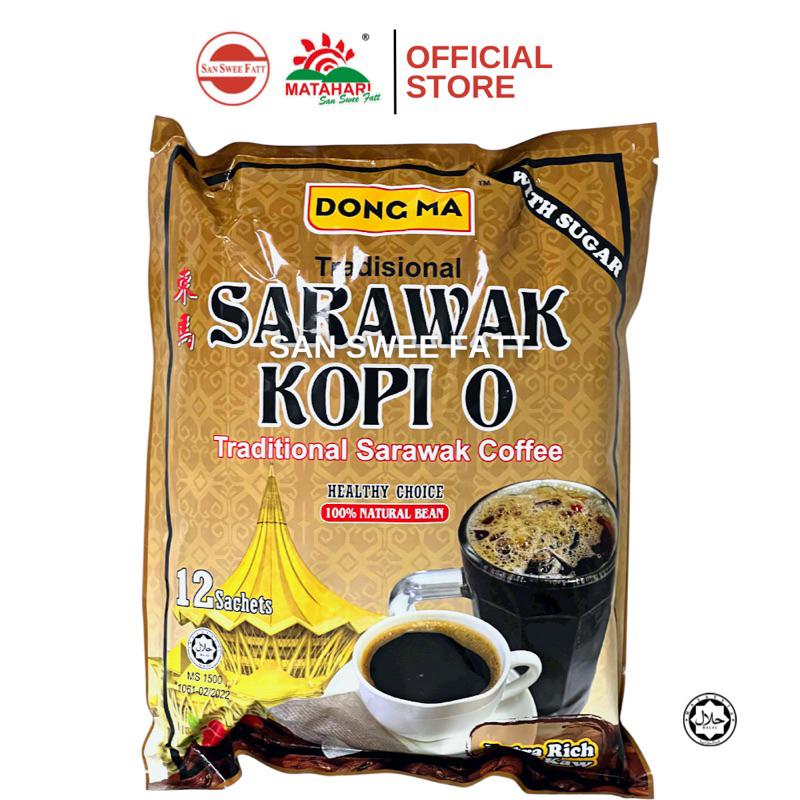 18g x 12’s Dong Ma Traditional Sarawak Kopi O Coffee Borneo 100% ...