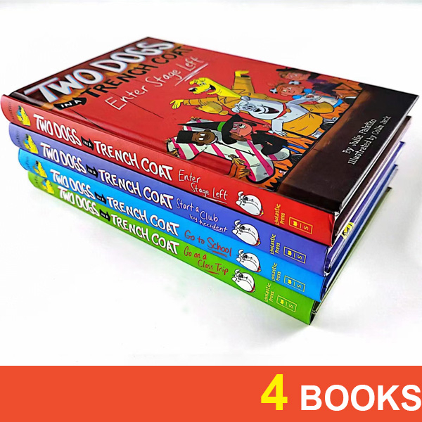 [Ready Stock] Two Dogs in a Trench Coat Series by Julie Falatko (4 ...