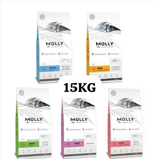 Molly Cat Food 15KG / Adult & Kitten | Shopee Malaysia