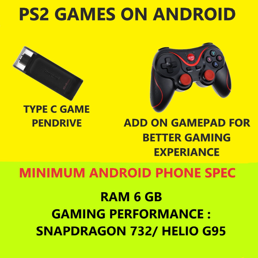 PLAY PS2 GAMES ON ANDROID PHONE PS2 ANDROID GAMES | Shopee Malaysia