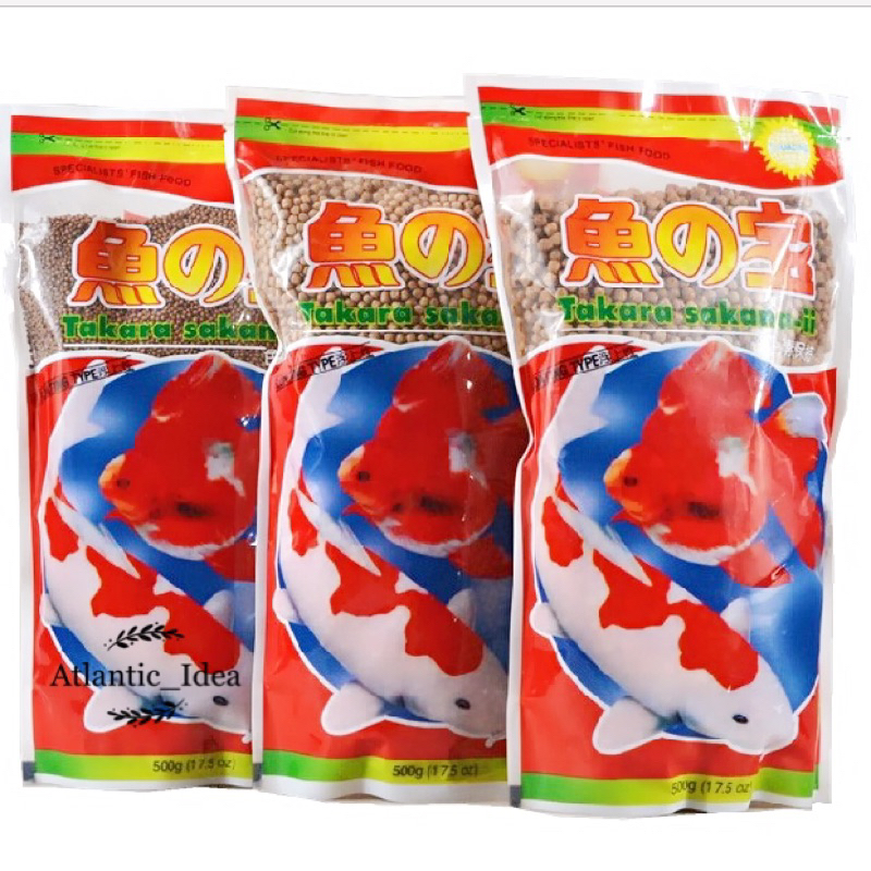 [ Ready Stock ] Takara Sakana ii Mix Fish Food 500g( S size / M size ...