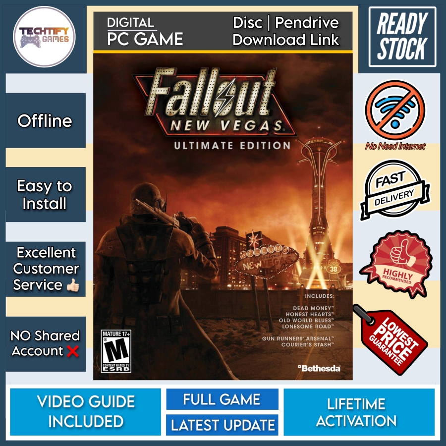 [PC Game] Fallout New Vegas Ultimate Edition - Offline [Disc | Pendrive ...